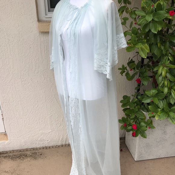 Val Mode | Intimates & Sleepwear | Vintage Val Mode Sheer Mint Green Sz ...
